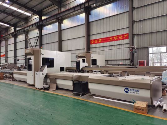 Aluminium Door Window Manufacturing Machine Automatic Cutting Center