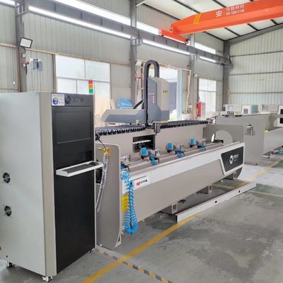 3+1 Axis CNC Aluminium Profile Machining Center for curtain wall making