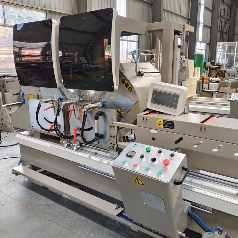 4200mm Aluminium Window Door Curtain Wall Cutting Machine Double Mitre ...