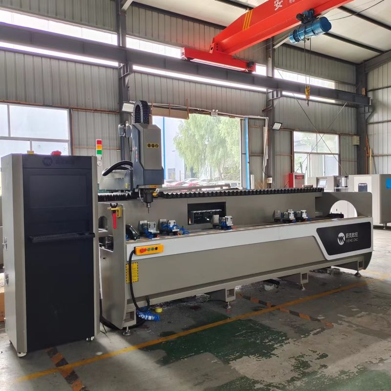 3 Axis Aluminum CNC Machining Center With Worktable Can Be Rotated From ...
