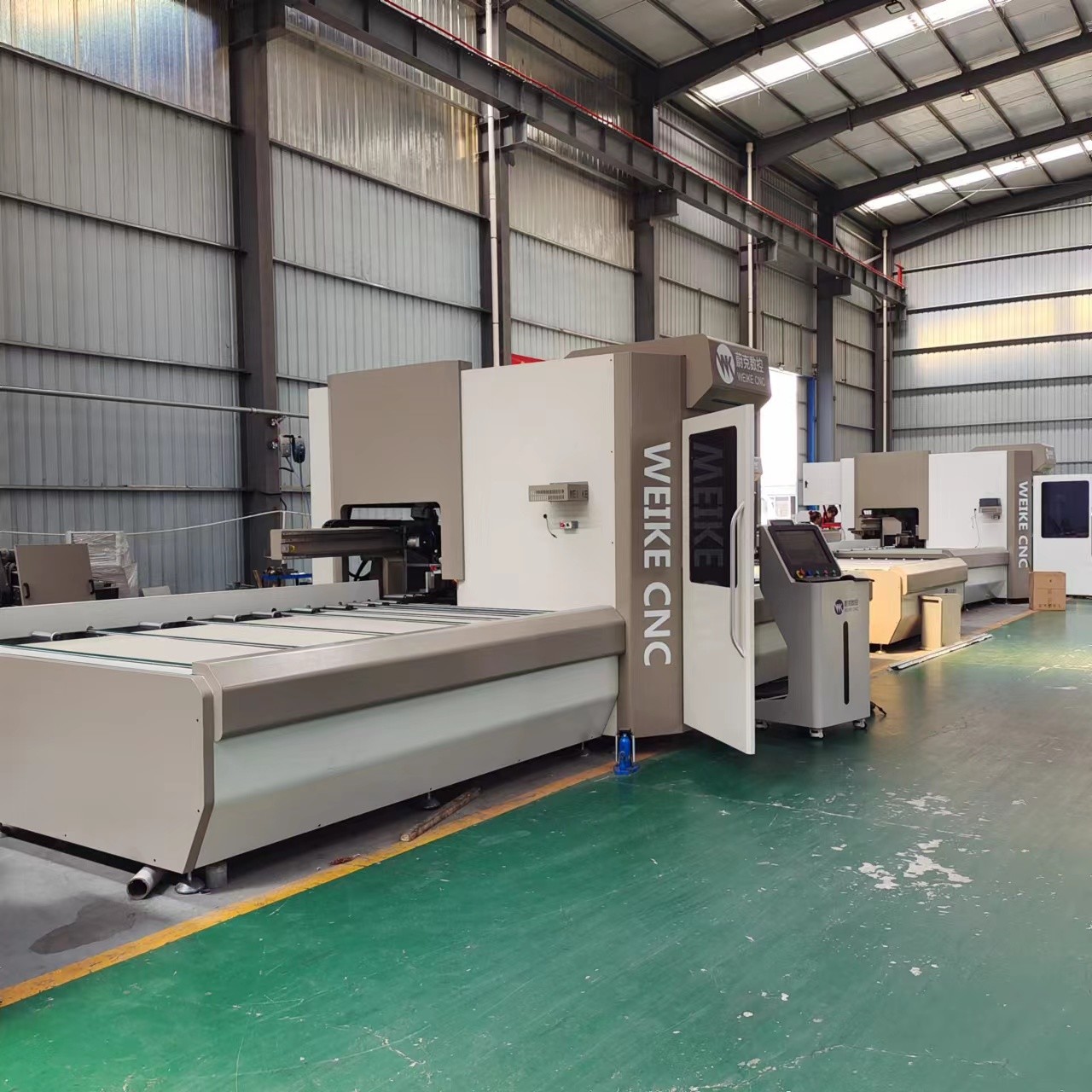 6500mm CNC Aluminum MachiningCutting Center For 45 90 Degree Window ...