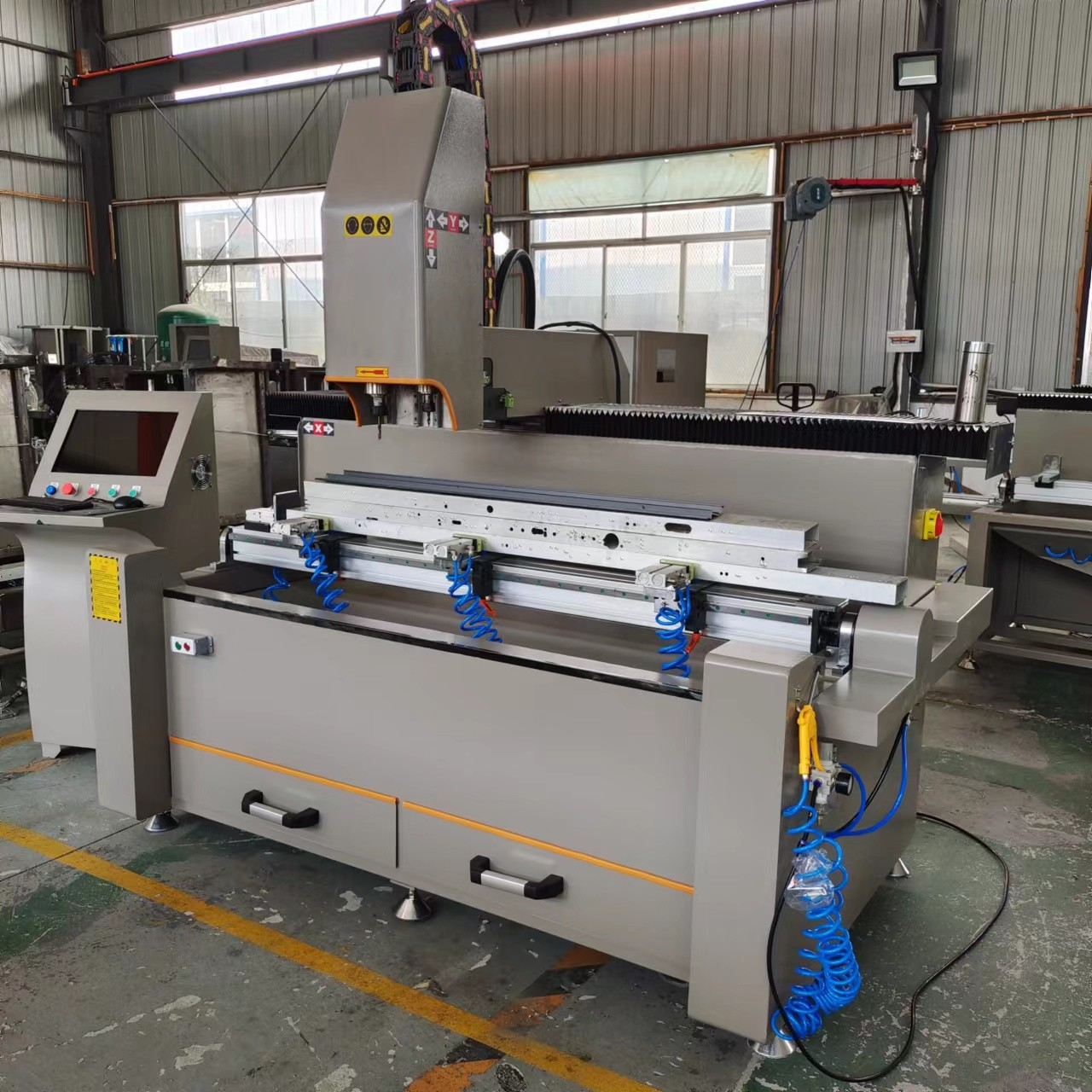 Double CE Aluminum Profile Drilling Machine Milling Machine Automatic