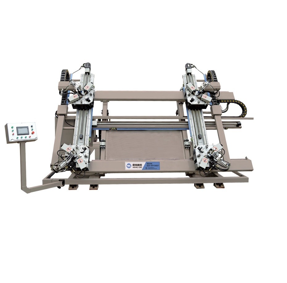 CNC 4 Head Aluminium Corner Combining Crimping Machine Window Door ...