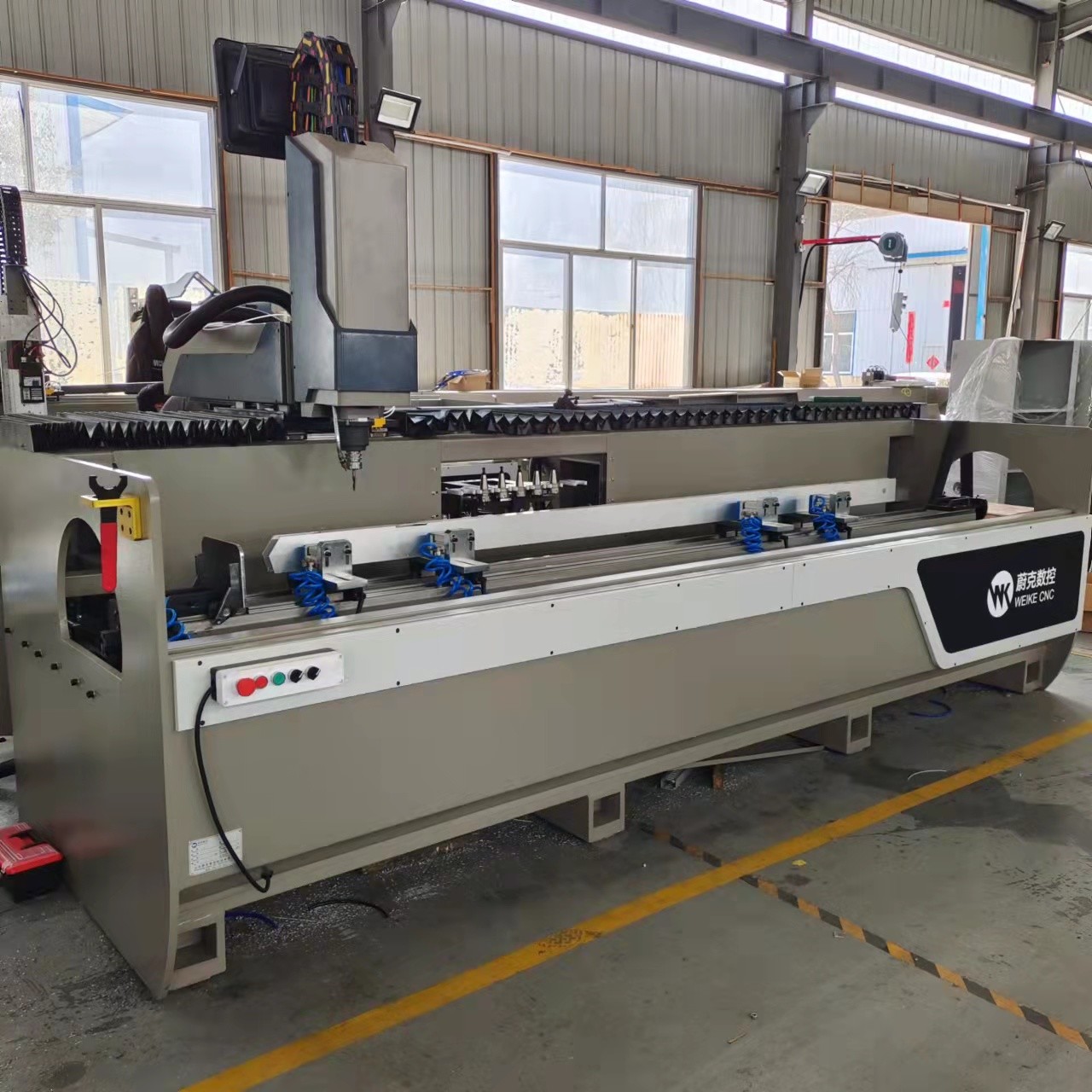 Curtain Wall Profile Aluminum Cnc Horizontal Machining Center Fully ...