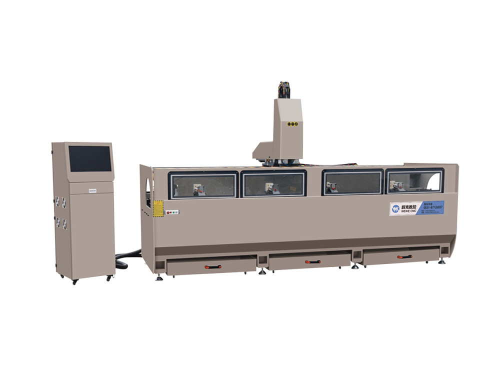 Double Head CNC Drilling And Milling Machine For Aluminum Profile