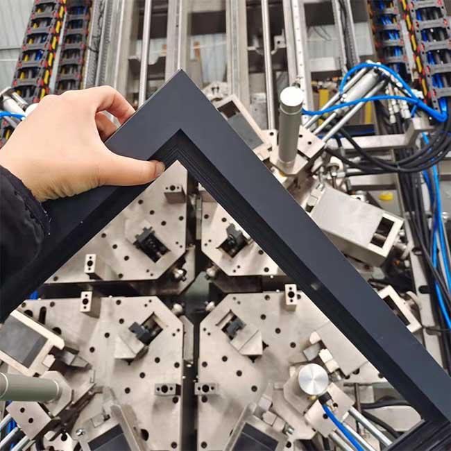 4 Head CNC Corner Crimping Machine for aluminium doors and machines