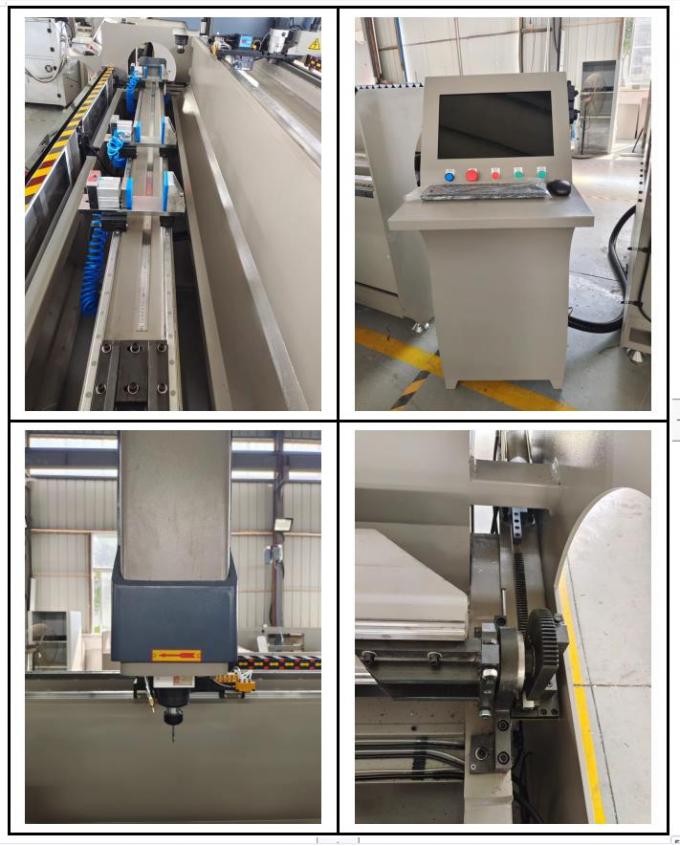 2500mm Aluminium And Upvc CNC Drilling Milling Holes Machine With ...